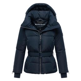 Marikoo Damen Steppjacke Aleyna mit Tailleng&uuml;rtel & Magnetverschl&uuml;ssen