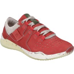 JOSEF SEIBEL Damen Sneaker Ricky 18 in rot-kombi
