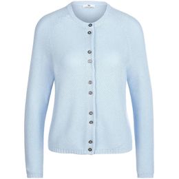 Peter Hahn - Strickjacke aus 100% SUPIMA -Baumwolle, blau, Gr. 50 / XL - Baumwolle