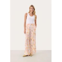 PART TWO Casual Hose Easy fit Multi Paisley Print multicolour