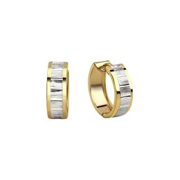 Diamonds by Ellen K. Fascination by Ellen K. Ohrringe Gold 333 zweifarbig glanz/matt 15mm Durchmesser