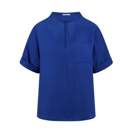 Peter Hahn - Bluse zum Schlupfen, blau, Gr. 40 / M - Baumwolle