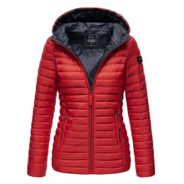 Marikoo Damen Steppjacke &ndash; Asraa, leicht mit Kapuze & Kontrastfutter