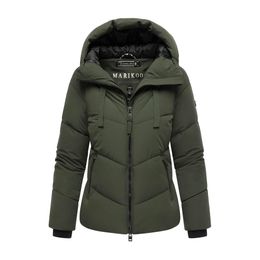 Marikoo Damen Wintersteppjacke Kwamee mit Kapuze & Zwei-Wege-Rei&szlig;verschluss