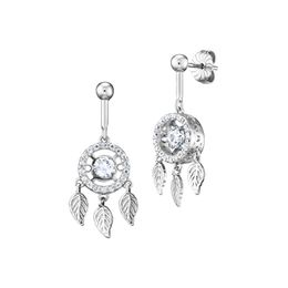 JULIE JULSEN Ohrh&auml;nger 925/- Sterling Silber rhodiniert 38 Zirkonia
