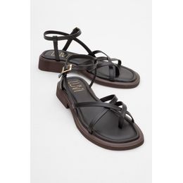 Antas Mit Riemchen Leder Flach Sandalen (Women)