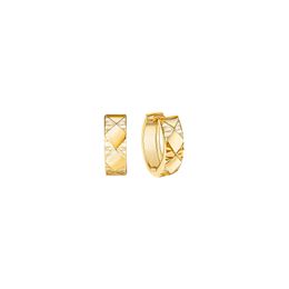 Diamonds by Ellen K. Fascination by Ellen K. Klappcreolen 585/- Gelbgold bicolor glanz/diam.