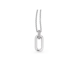 OROLINO Halskette Gold 585 mit 7 nat&uuml;rlichen Brillanten zus. 0,035ct.