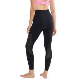 Leggings triaction by Triumph "Triaction Cardio Air High-Rise Leggings", Damen, Gr. L, N-Gr, schwarz, Mesh;Single Jersey, Obermaterial: 62% Polyamid, 38% Elasthan, Hosen Leggings, atmungsaktiv und formend