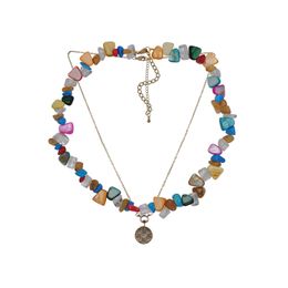 Steuer Modeschmuck Collier Set Perlmuttcollier und Kette mit Anh&auml;nger