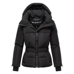 Marikoo Damen Steppjacke Aleyna mit Tailleng&uuml;rtel & Magnetverschl&uuml;ssen