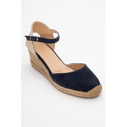 Aldea Leder-Plateauespadrille (Damen)