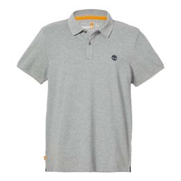 Timberland - "Oyster River" Poloshirt f&uuml;r Herren kurz&auml;rmlig (Grau)