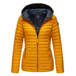Marikoo Damen Steppjacke &ndash; Asraa, leicht mit Kapuze & Kontrastfutter