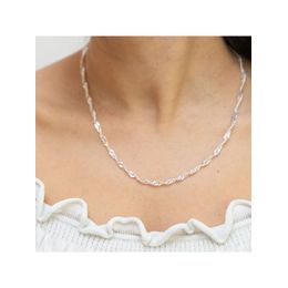 ZEEme Basic Halskette Silber 925 Singapurkette 45cm lang