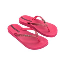 Zehentrenner Ipanema "Ipanema ANAT LOLITA FEM", Damen, Gr. 35/36, pink, glitter pink, Synthetik, Schuhe Zehentrenner, f&uuml;r Alltag, mit profiliertem Laufsohlenprofil, sportlicher Stil
