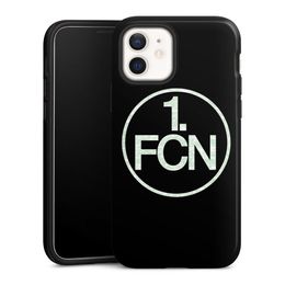 DeinDesign iPhone 12 mini Handy Panzer Handyh&uuml;lle robuste Outdoor H&uuml;lle Schutzh&uuml;lle gl&auml;nzend 1. Fc N&uuml;rnberg Logo 1. Fcn Tough Case