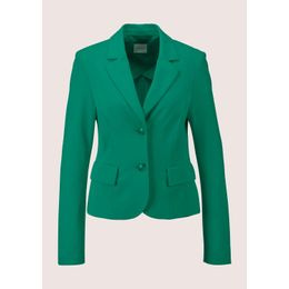 Madeleine Mode Jackenblazer MADELEINE "Jerseyblazer Taillierter Jerseyblazer, Viskose", Damen, Gr. 34, gr&uuml;n (opalgr&uuml;n), Obermaterial: 65% Viskose CV. 30% Polyamid PA. 5% Elasthan EL., Modern, normal, Blazer