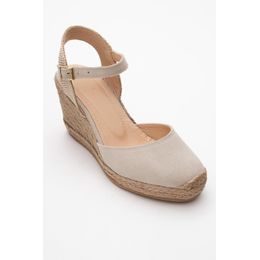 Sinta Wildleder Leder Plateform Espadrille (Damen)