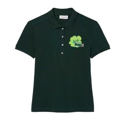 Lacoste - "L.12.D" Poloshirt f&uuml;r Damen, Stretch, Piqu&eacute;, Schmal (Gr&uuml;n)