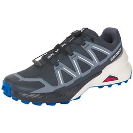 Trailrunningschuh Salomon "SPEEDCROSS PEAK", Damen, Gr. 42,5, blau nights, grisaille, nautical blau, Synthetik, Textil, Schuhe