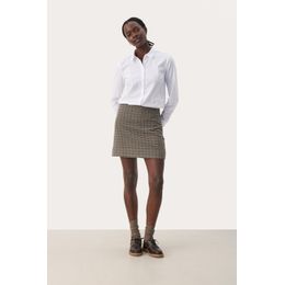PART TWO Rock Feminine Form Brown Check brown