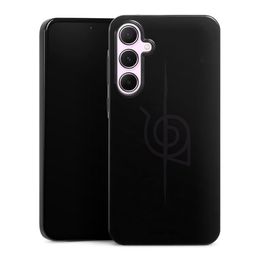DeinDesign Galaxy A55 5G Handy Slim Case extra d&uuml;nn Silikon Handyh&uuml;lle schwarz H&uuml;lle Konoha Sasuke Naruto Shippuden Silikon Slim Case