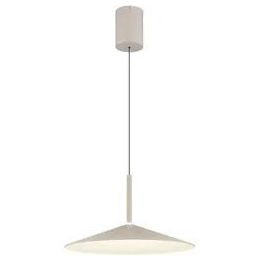 Globo LIGHTING H&auml;ngeleuchte "LAMPONE", sandfarben, 1, &Oslash; 47,5cm H: 150cm, 1 Stk., Leuchten, H&auml;ngeleuchte, Opalglas, Soft-Lift, LED 18W, H&auml;ngeleuchte