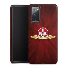 DeinDesign Galaxy S20 FE Handy Panzer Handyh&uuml;lle robuste Outdoor H&uuml;lle Schutzh&uuml;lle gl&auml;nzend Logo 1. Fc Kaiserslautern Official Licensed Product Tough Case