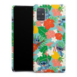 DeinDesign Galaxy A51 Handy Premium Case Smartphone Handyh&uuml;lle Schutzh&uuml;lle gl&auml;nzend Lilo & Stitch Movie Disney Premium Case