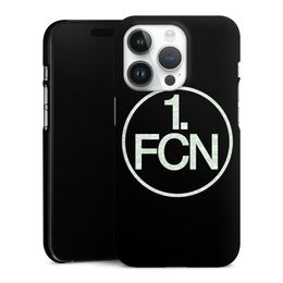 DeinDesign iPhone 14 Pro Handy Premium Case Smartphone Handyh&uuml;lle Schutzh&uuml;lle matt 1. Fc N&uuml;rnberg Logo 1. Fcn Premium Case