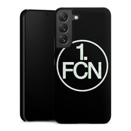 DeinDesign Galaxy S22 Handy Premium Case Smartphone Handyh&uuml;lle Schutzh&uuml;lle matt 1. Fc N&uuml;rnberg Logo 1. Fcn Premium Case