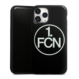 DeinDesign iPhone 11 Pro Handy Panzer Handyh&uuml;lle robuste Outdoor H&uuml;lle Schutzh&uuml;lle gl&auml;nzend 1. Fcn Logo 1. Fc N&uuml;rnberg Tough Case