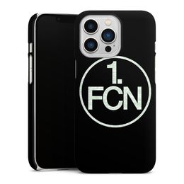 DeinDesign iPhone 13 Pro Handy Premium Case Smartphone Handyh&uuml;lle Schutzh&uuml;lle matt 1. Fc N&uuml;rnberg Logo 1. Fcn Premium Case