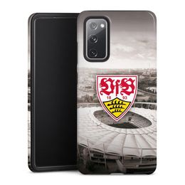 DeinDesign Galaxy S20 FE 5G Handy Panzer Handyh&uuml;lle robuste Outdoor H&uuml;lle Schutzh&uuml;lle gl&auml;nzend Vfb Stuttgart Stadium Official Licensed Product Tough Case