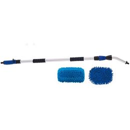 Berger Waschb&uuml;rstenstiel mit Teleskopstange-Set, 3-tlg. 130 - 180 cm - B&uuml;rsten, Schw&auml;mme, T&uuml;cher