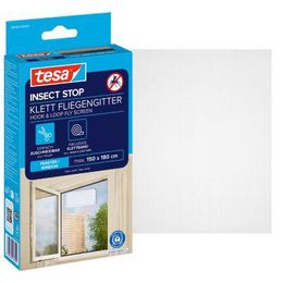 Tesa&reg; Klett-Fliegengitter INSECT STOP, zum Befestigen an Fensterrahmen, L 1500 x B 1800 mm, wei&szlig;-transparent