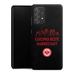 DeinDesign Galaxy A52s 5G Handy Premium Case Smartphone Handyh&uuml;lle Schutzh&uuml;lle matt European Cup Eintracht Frankfurt Merchandise Premium Case