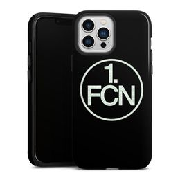 DeinDesign iPhone 13 Pro Max Handy Panzer Handyh&uuml;lle robuste Outdoor H&uuml;lle Schutzh&uuml;lle gl&auml;nzend 1. Fc N&uuml;rnberg Logo 1. Fcn Tough Case