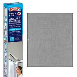 Tesa&reg; Fliegengitter INSECT STOP, zum Befestigen an Fensterrahmen, L 1000 x B 1200 mm, anthrazit-transparent