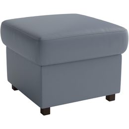 Sit & More Polsterhocker SIT & MORE "Montego", graublau, B:58cm H:46cm T:58cm, Hocker, Polsterhocker