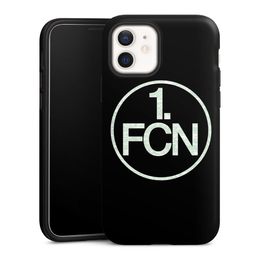 DeinDesign iPhone 12 Handy Panzer Handyh&uuml;lle robuste Outdoor H&uuml;lle Schutzh&uuml;lle matt 1. Fc N&uuml;rnberg Logo 1. Fcn Tough Case