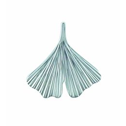 Adelia&acute;s Kettenanh&auml;nger ADELIA&acute;S "Anh&auml;nger Ginkgoblatt 585 Wei&szlig;gold ( 14K )", silber, Schmuckanh&auml;nger, Damen, Gold, Kettenanh&auml;nger, Goldanh&auml;nger Ginkgoblatt