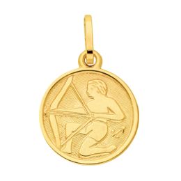 Adelia&acute;s Kettenanh&auml;nger ADELIA&acute;S "333 Gold Sternzeichen Anh&auml;nger Sch&uuml;tze &Oslash; 11,8 mm", gold, Schmuckanh&auml;nger, Damen, Sch&uuml;tze, Gold, Kettenanh&auml;nger, Goldschmuck f&uuml;r Damen & Herren