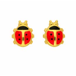 Adelia&acute;s Paar Ohrh&auml;nger ADELIA&acute;S "Marienk&auml;fer Ohrstecker Ohrringe 333 Gold ( 8K )", gold, Ohrringe, M&auml;dchen, Kinder, Gold, Goldohrringe Marienk&auml;fer