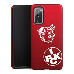 DeinDesign Galaxy S20 FE 5G Handy Panzer Handyh&uuml;lle robuste Outdoor H&uuml;lle Schutzh&uuml;lle gl&auml;nzend 1. Fc Kaiserslautern Devil Official Licensed Product Tough Case