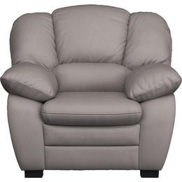 Sessel COTTA "Casino", sandfarben, B:109cm H:88cm T:92cm, 64% POLYURETHAN (PU) / 25% POLYESTER (PES) / 11% BAUMWOLLE (CO), Sessel, Sessel, Polstergarnitur, auch als Set erh&auml;ltlich