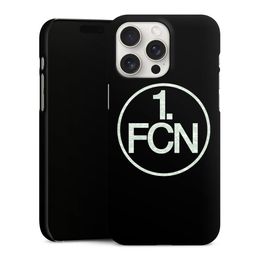 DeinDesign iPhone 15 Pro Max Handy Premium Case Smartphone Handyh&uuml;lle Schutzh&uuml;lle matt 1. Fc N&uuml;rnberg Logo 1. Fcn Premium Case
