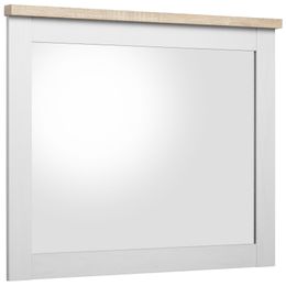 Spiegel OTTO HOME "Heide", wei&szlig; (wei&szlig;, eichefarben), B:80cm H:65cm T:4cm, Glas, Spiegel