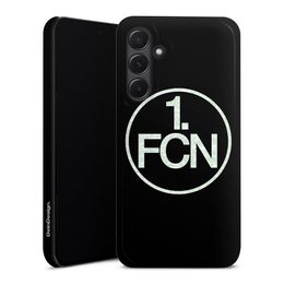 DeinDesign Galaxy A35 5G Handy Premium Case Smartphone Handyh&uuml;lle Schutzh&uuml;lle gl&auml;nzend 1. Fc N&uuml;rnberg Logo 1. Fcn Premium Case